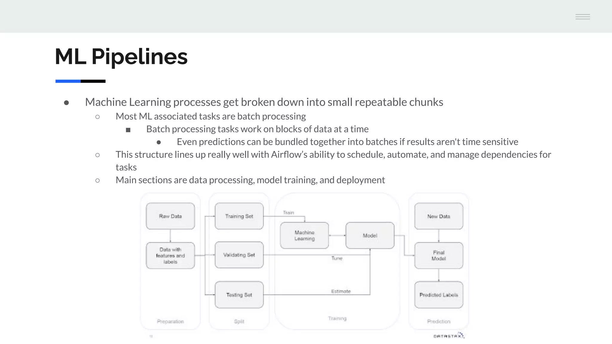 Data Engineer's Lunch 89: Machine Learning Orchestration with AirflowMachine Learning ...