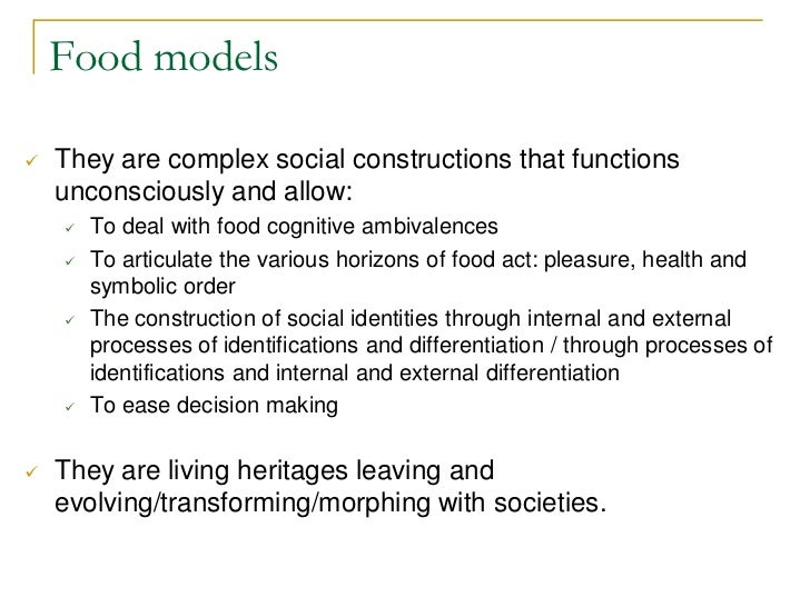 Sociology of food: Food models between bio-diversity and ethno-divers…