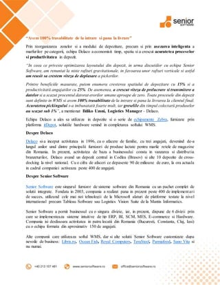 Delaco a crescut cu 25% productivitatea angajatilor | DOCX