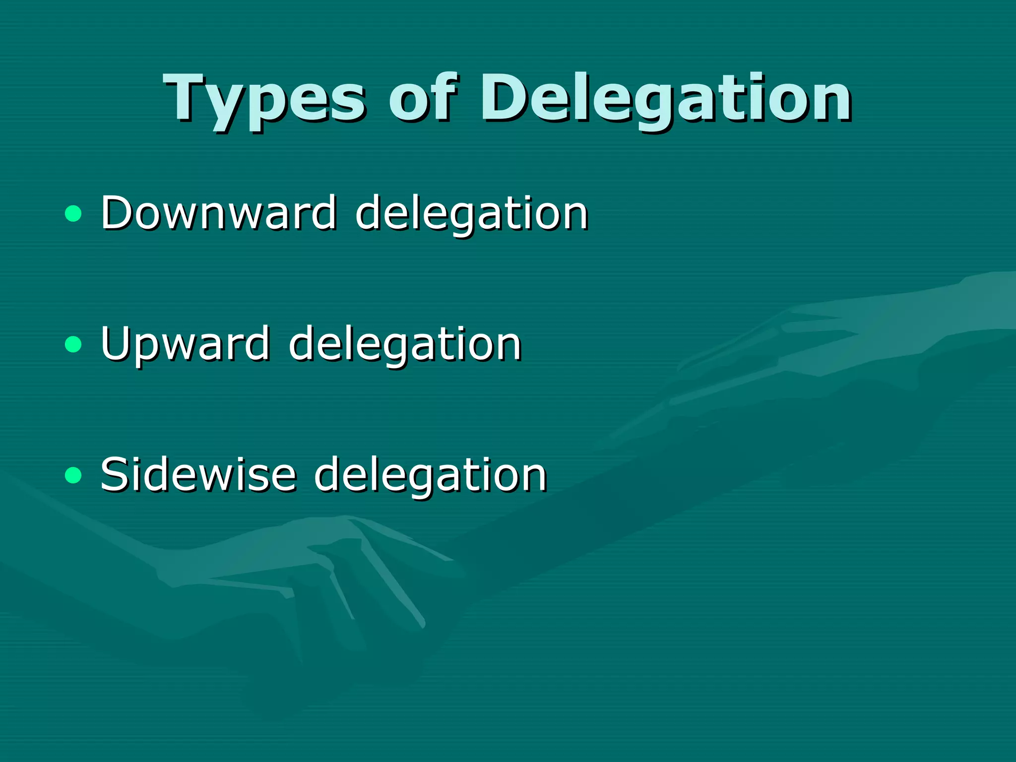 Delegation | PPT