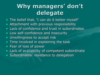 Delegation | PPT