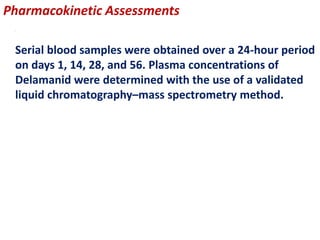 Delamanid for multidrug resistant pulmonary tuberculosis | PPTX