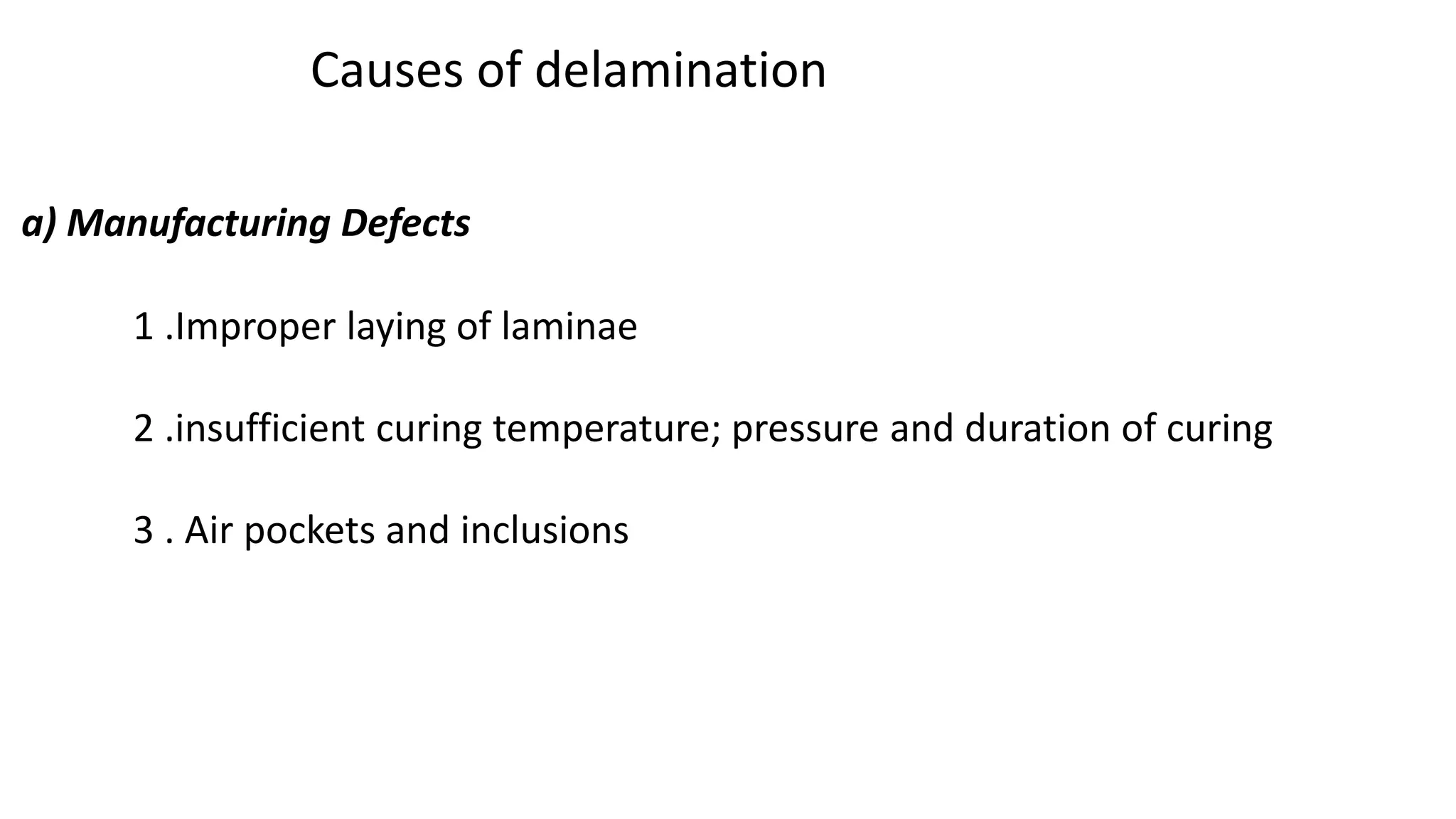 Delamination in composites | PPTX