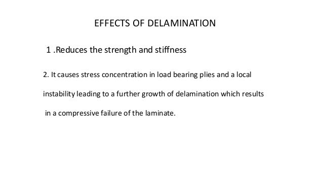 Delamination in composites