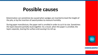 Delamination in sheetfed offset printing | PPTX