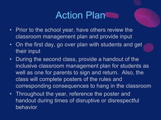 Final Draft Classroom Management Plan v4 | PPT