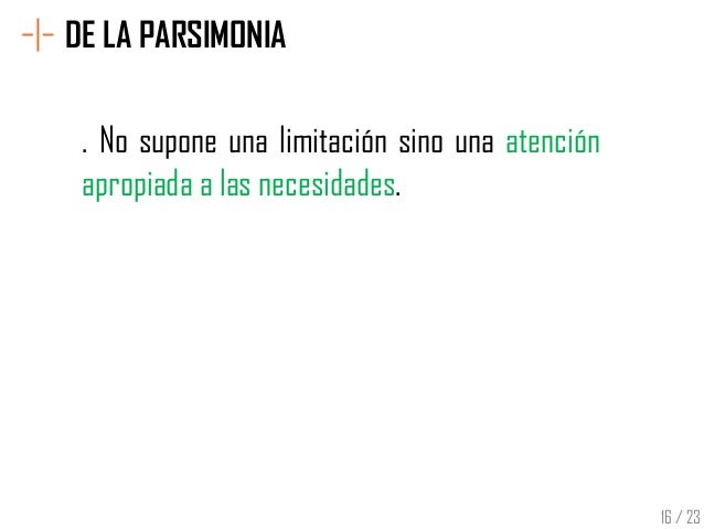 Parsimonia en medicina