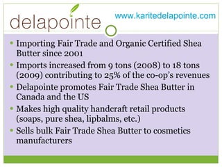 Delapointe Shea Butter (ENG) | PPT