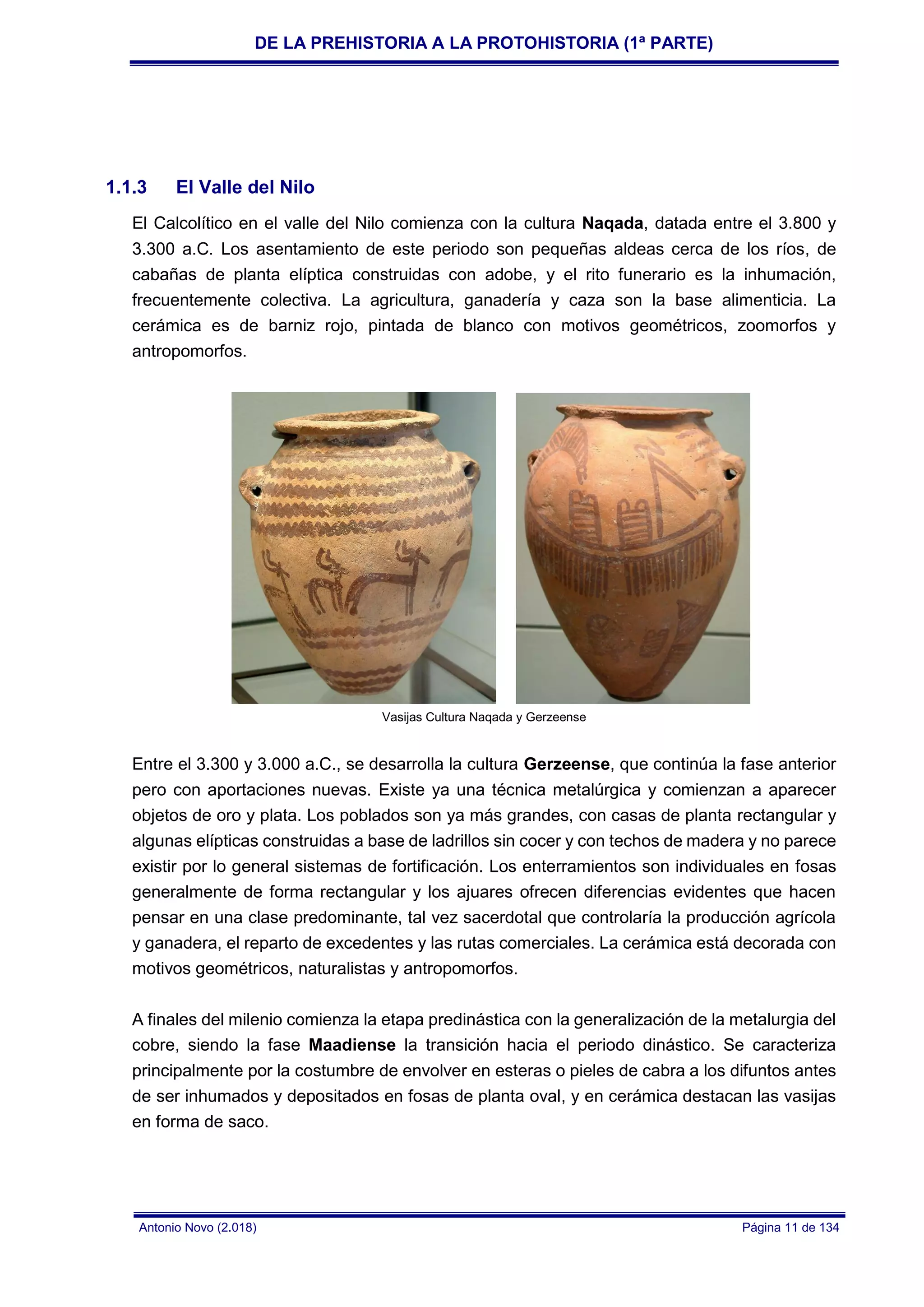De la prehistoria a la protohistoria 1 parte | PDF