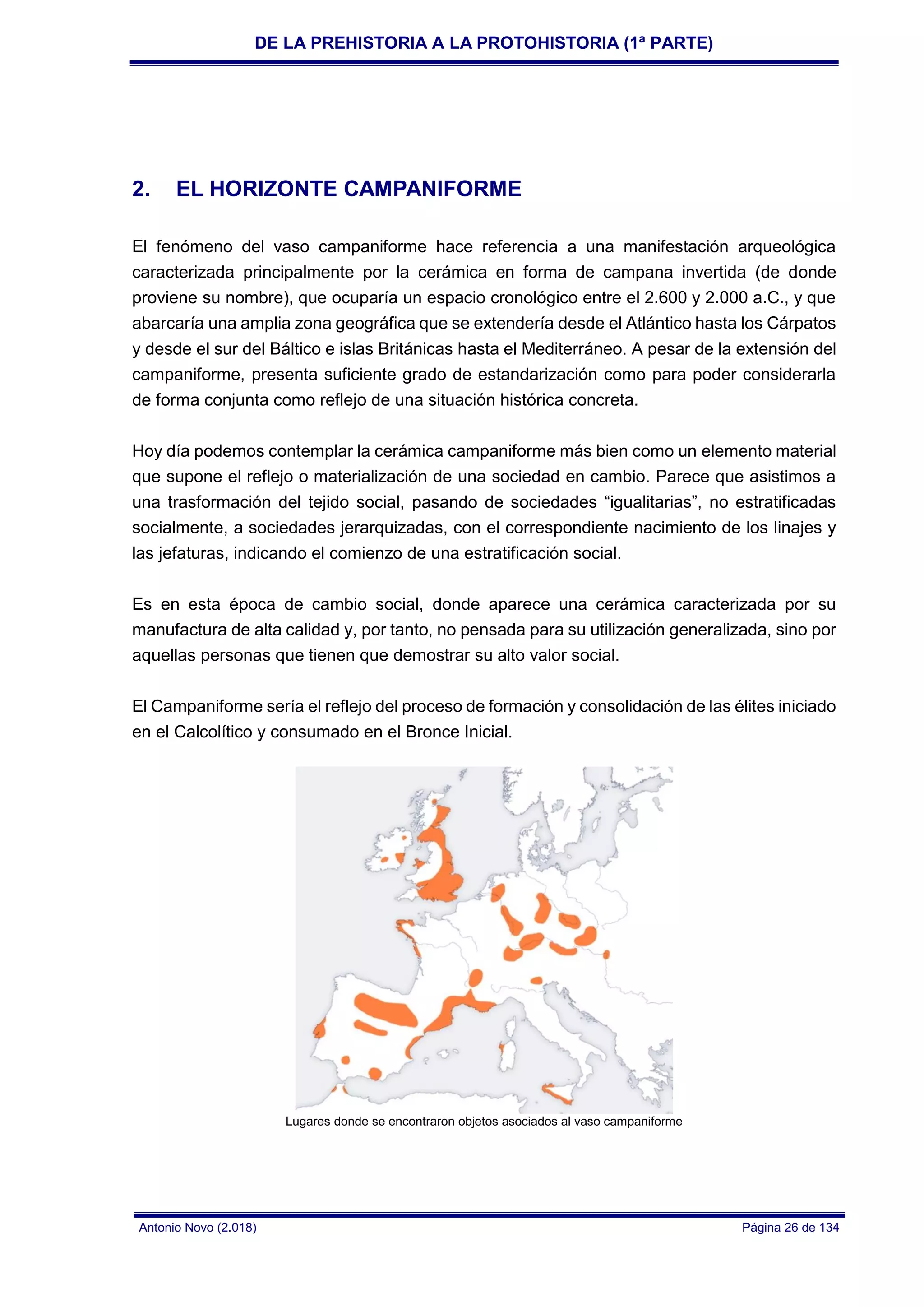 De la prehistoria a la protohistoria 1 parte | PDF