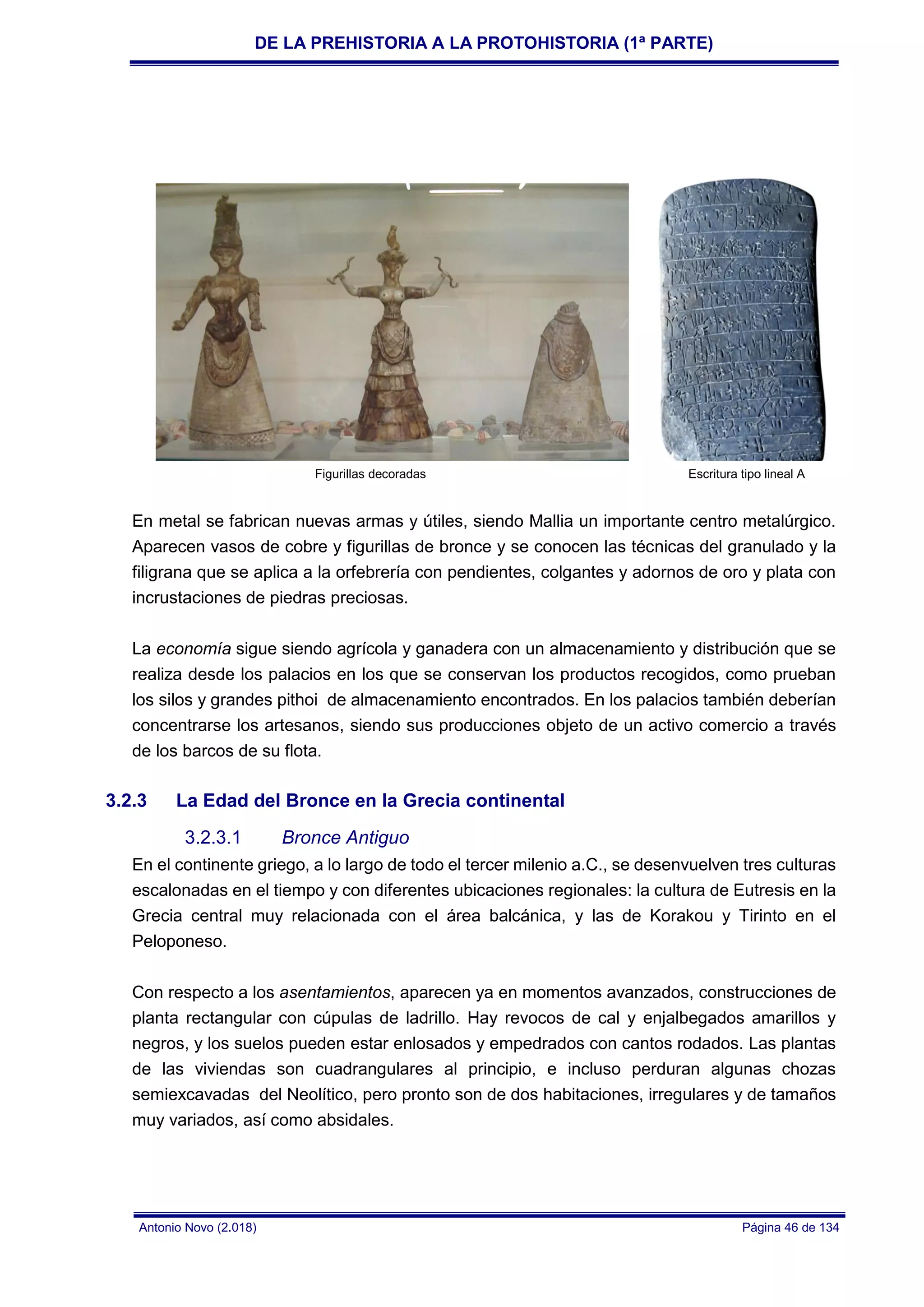 De la prehistoria a la protohistoria 1 parte | PDF