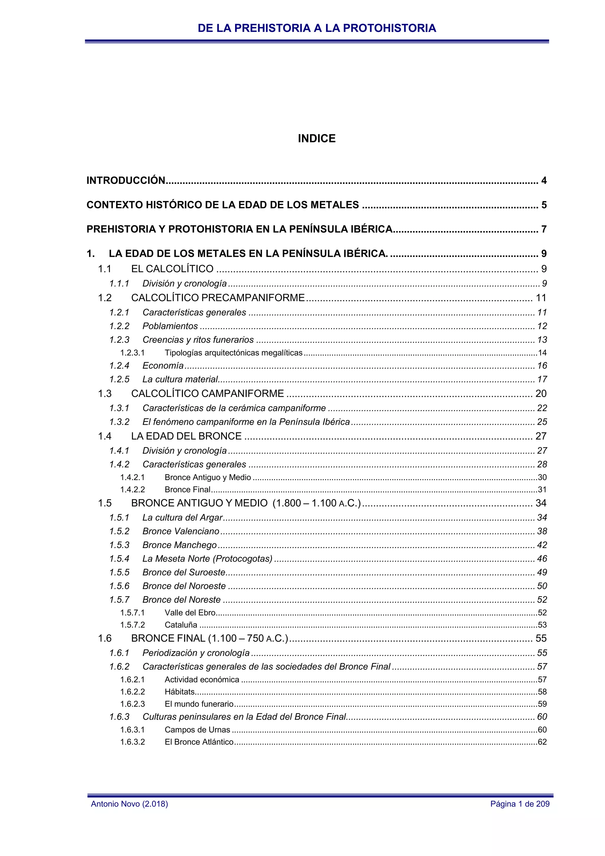 De la prehistoria a la protohistoria 2 parte | PDF