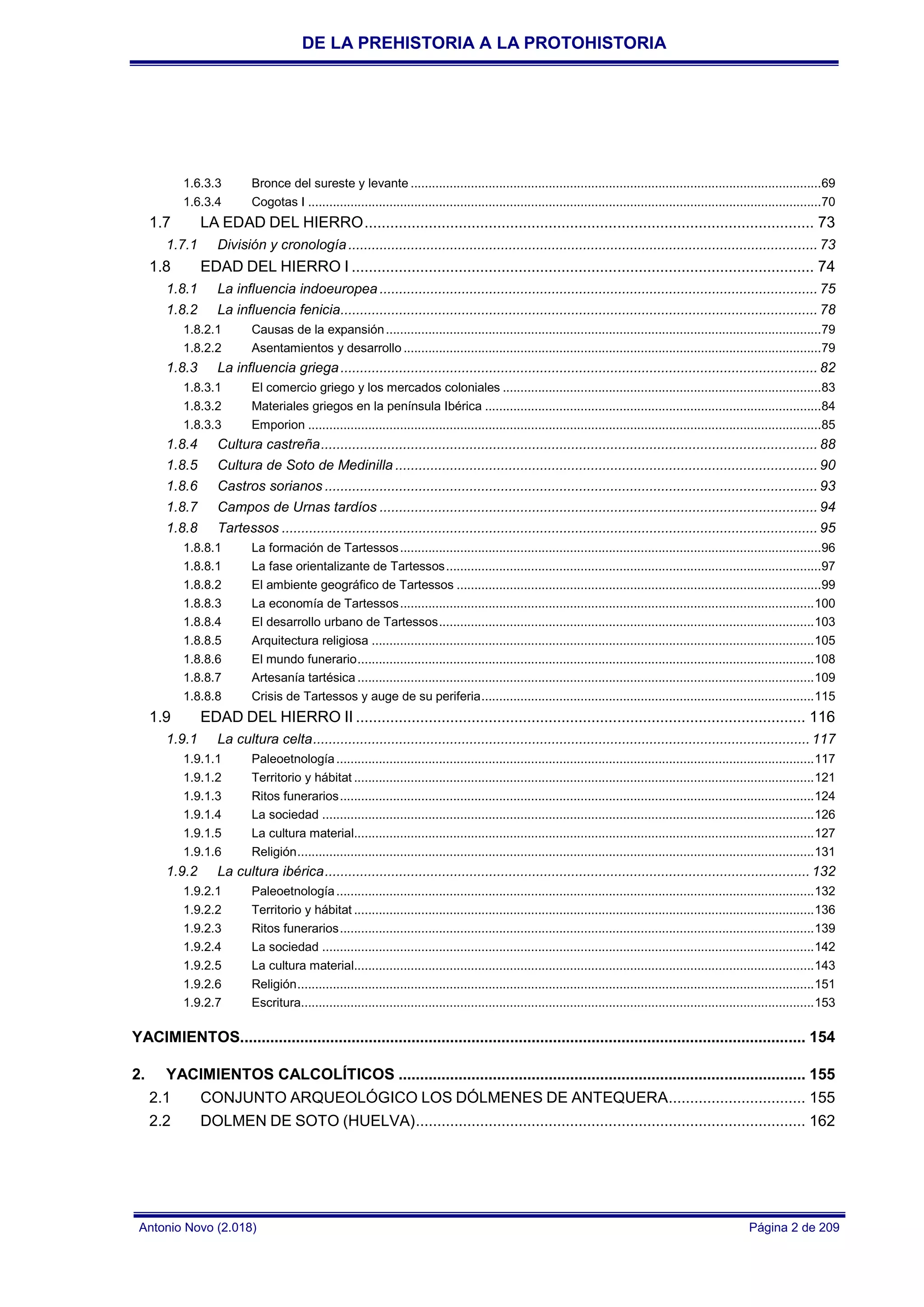 De la prehistoria a la protohistoria 2 parte | PDF