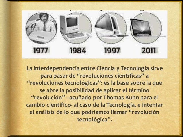 De la revolución científica a la revolución tecnológica