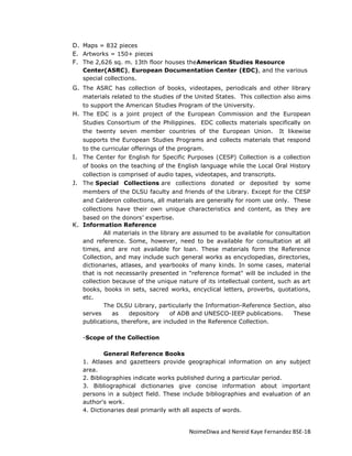 De la salle university library2 | DOCX