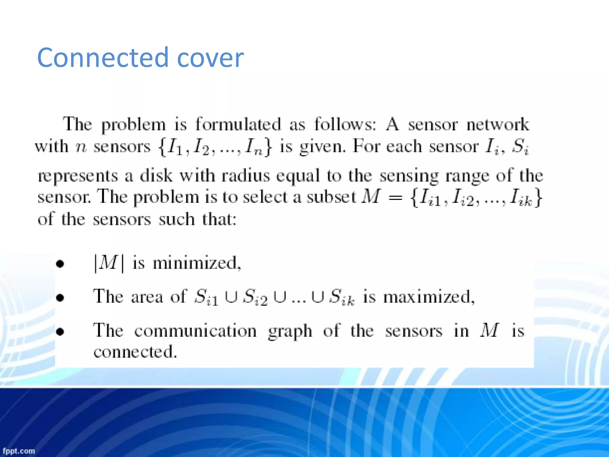 Delaunay based two-phase algorithm for connected cover in WSNs | PPTX | Internet of Things ...