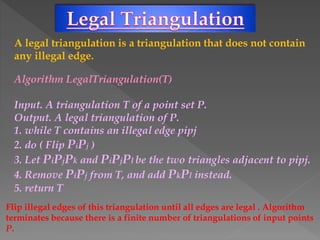 Delaunay triangulation | PPTX