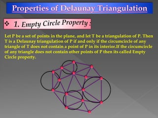 Delaunay triangulation | PPTX