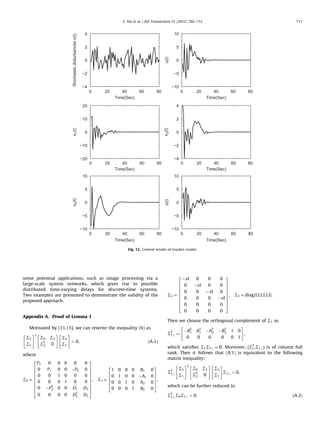 Delay-dependent fuzzy static output feedback control for discrete-time fuzzy stochastic systems ...