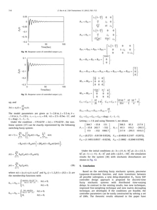 Delay-dependent fuzzy static output feedback control for discrete-time fuzzy stochastic systems ...