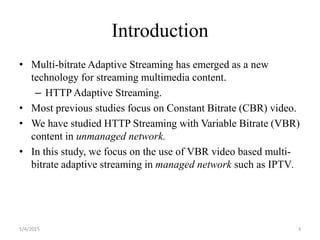 Quality-delay Tradeoff Optimization in Multi-Bitrate Adaptive Streaming ...