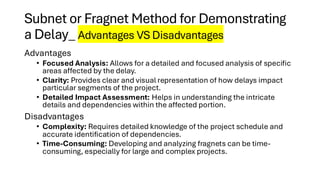 Delay Analysis Techniques that is used i | PDF | Civil Engineering ...