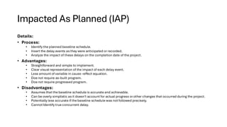 Delay Analysis Techniques that is used i | PPT