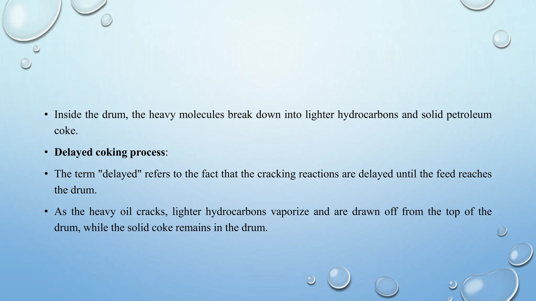 DELAYED COKER UNIT.pptx for petroleum refinery | PPTX