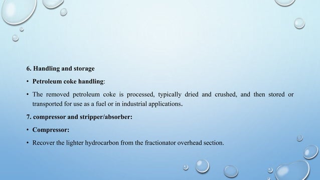 DELAYED COKER UNIT.pptx for petroleum refinery | PPTX