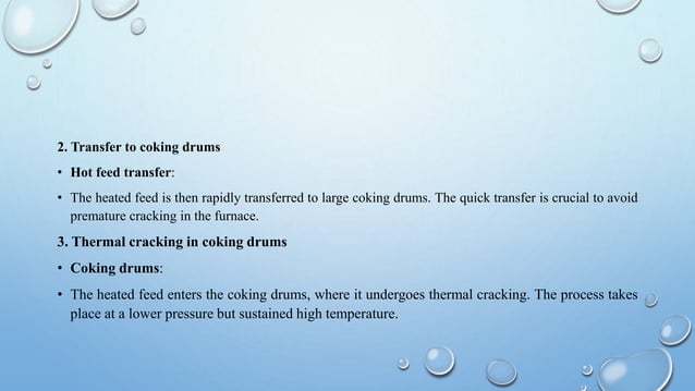 DELAYED COKER UNIT.pptx for petroleum refinery | PPTX