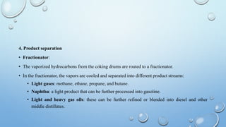 DELAYED COKER UNIT.pptx for petroleum refinery | PPTX