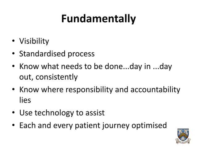 Delayed discharges - A patient flow and safety imperative | PDF ...
