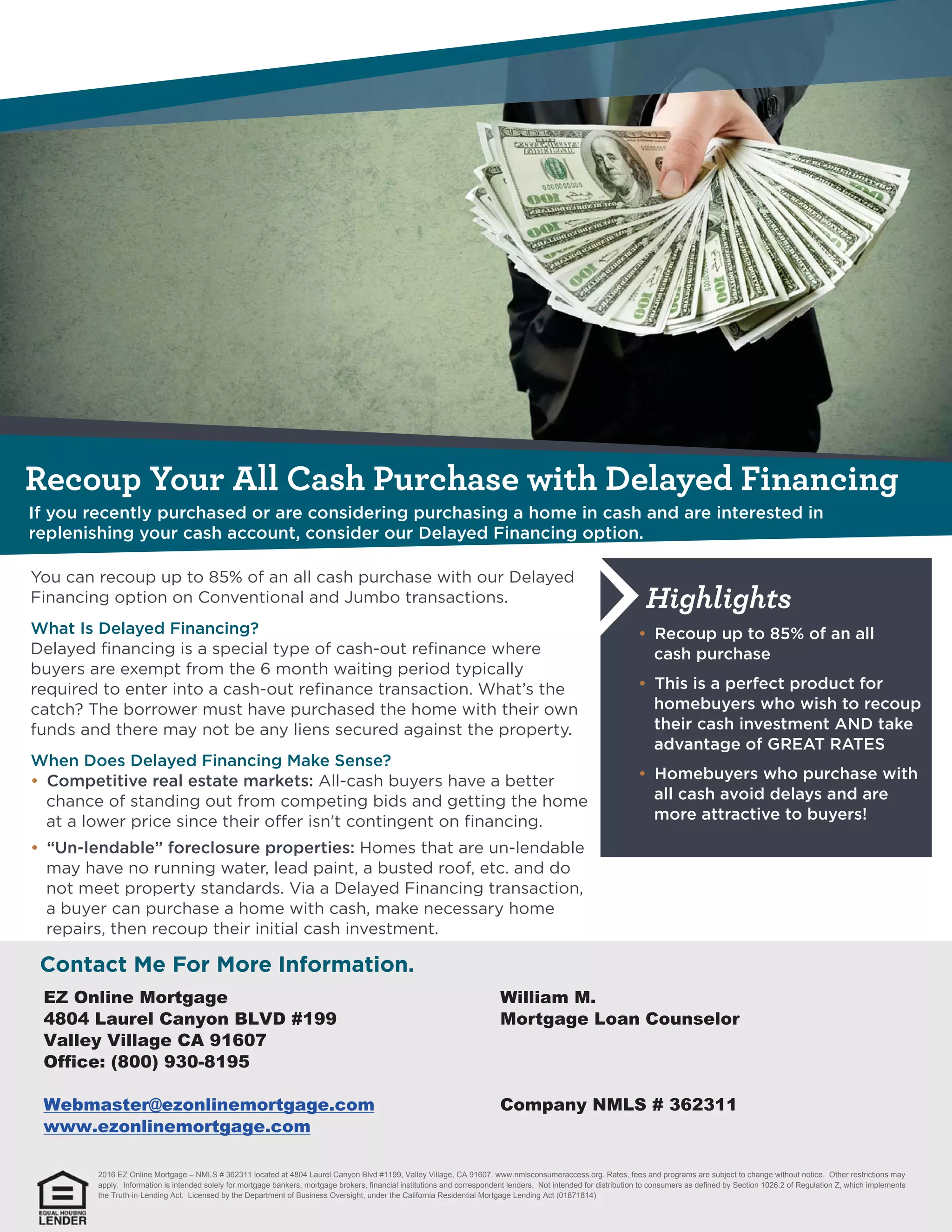 California All Cash Purchase | PDF