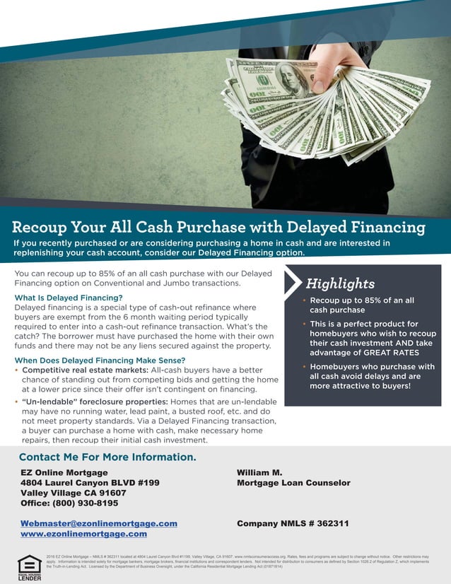 California All Cash Purchase | PDF