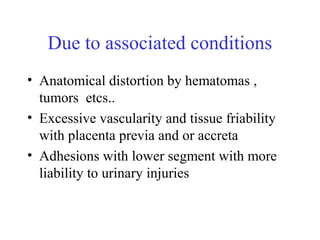 Delayedl igation hysterectomy | PPT