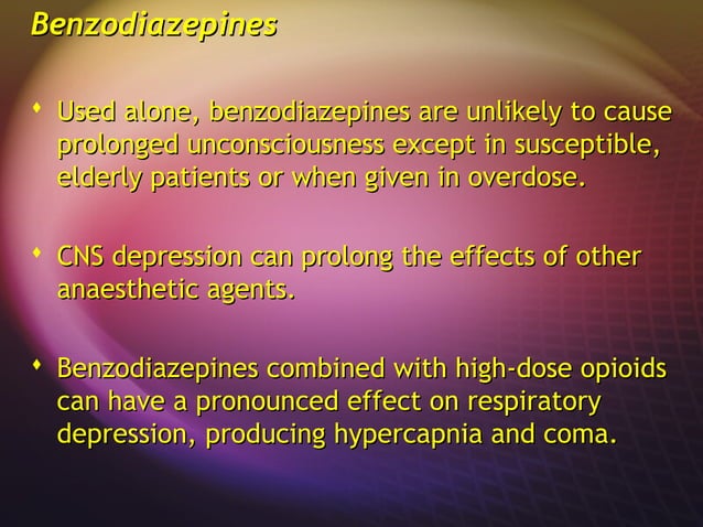 Delayed recovery from anaesthesia.ppt | Sleep Disorders | Diseases and ...