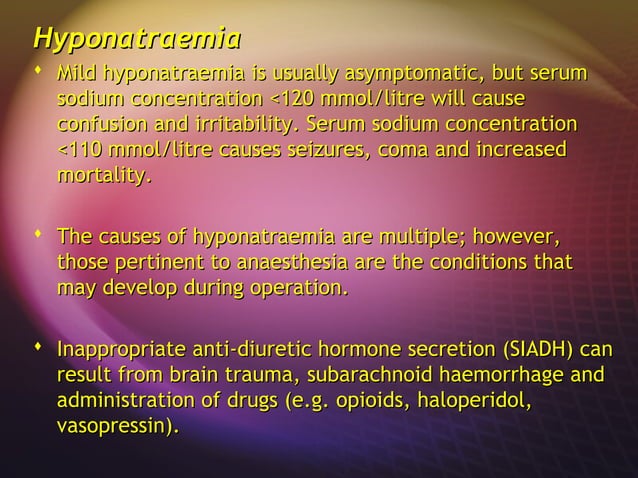 Delayed recovery from anaesthesia.ppt | Sleep Disorders | Diseases and ...