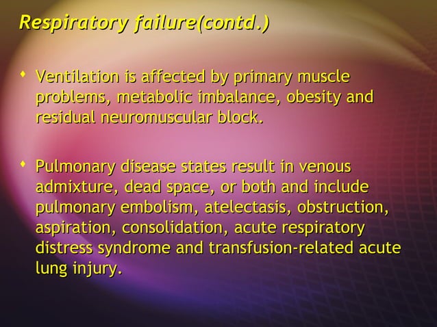 Delayed recovery from anaesthesia.ppt | Sleep Disorders | Diseases and ...