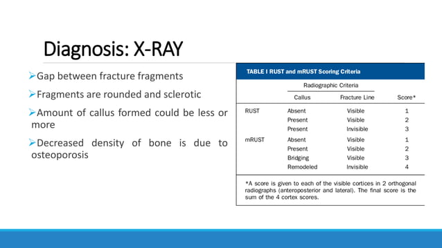 Delayed Unions and Nonunion | PPTX | Bone and Joint Conditions ...