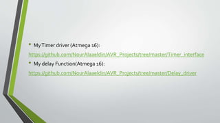 Delay function using timer | PPT