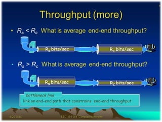 Delay , Loss & Throughput | PPTX