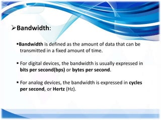 Delay , Loss & Throughput | PPTX
