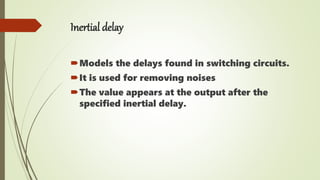 Delay model in vhdl | PPTX