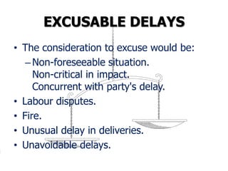 Cases in Delays - Indian Contract Act, 1872 | PPTX