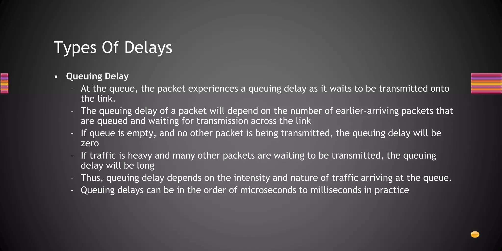 Delays in packet switch network | PPTX