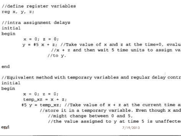 Delays In Verilog Ppt