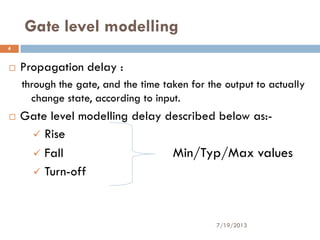 Delays in verilog | PDF