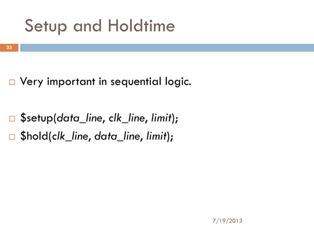 Delays In Verilog