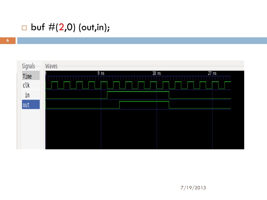 Delays In Verilog