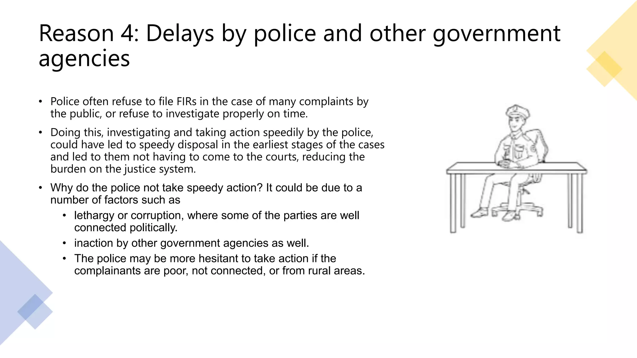 Delays of justice in indian courts | PPTX